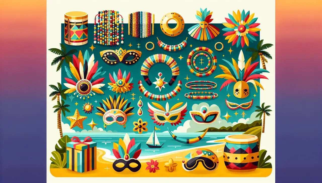 Caribbean Accessories Cultural Significance in Traditional Celebration ...
